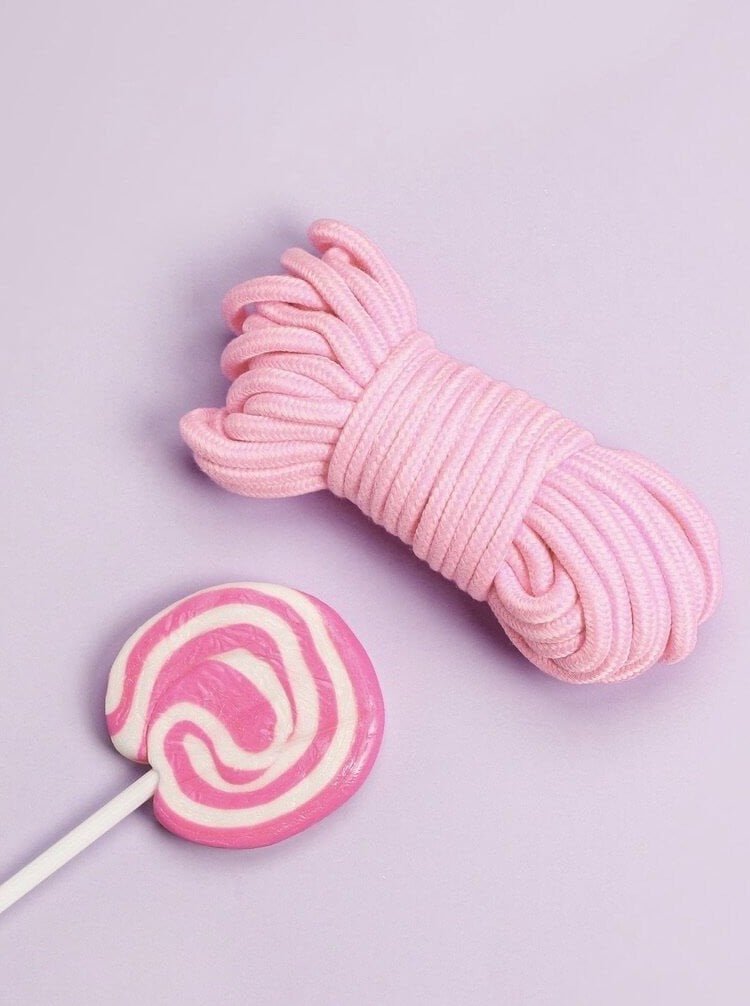 BLACK AND PINK COTTON SHIBARI ROPE | LOLLIWRAPS – Lolliwraps